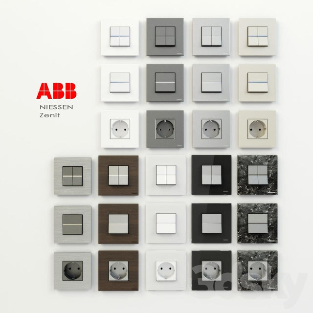ABB Zenit Series | Premium Socket and Switches – PowerOn